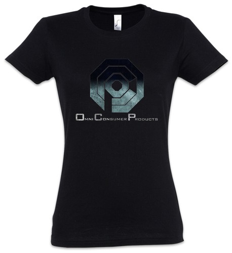 OMNICORP LOGO I WOMAN T-SHIRT - Robo Cop Omni Products Police Robocop ...