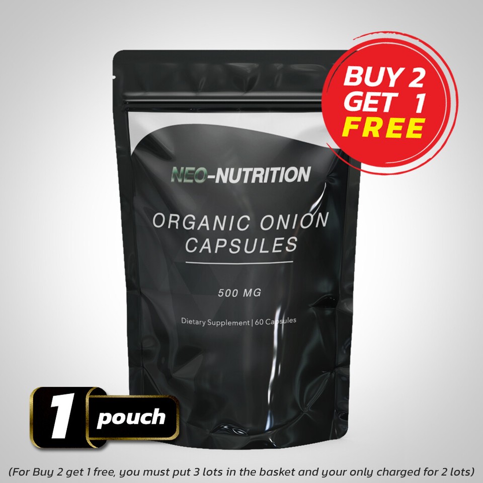 Onion Extract Capsules Quercetin Antioxidant Vegan Allium Cepa Hair ...