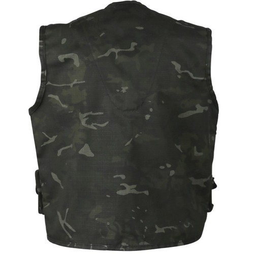 KIDS ARMY TACTICAL VEST SOLDIER COSTUME WAISTCOAT BOYS 3-13 DPM BLACK ...