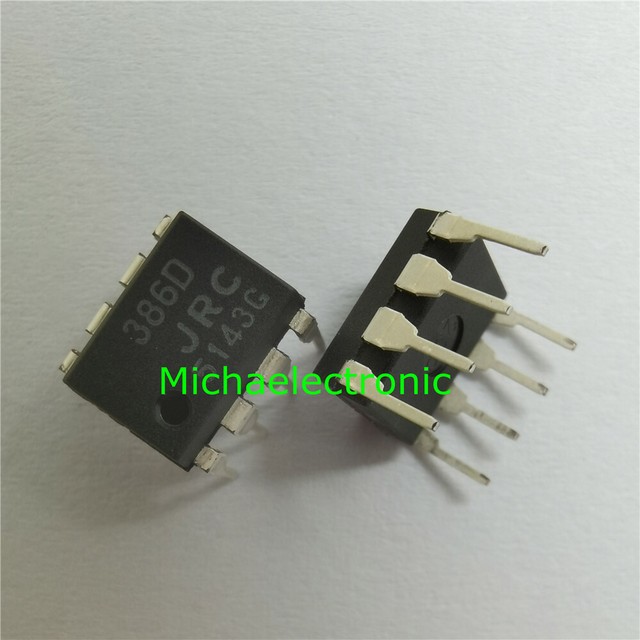 10pc DIP IC Low Voltage Audio Power Amplifier NJM386D 386D 386 500mW ...