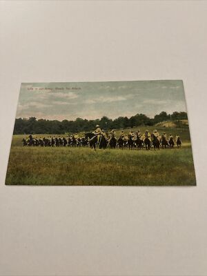 Vintage Life In Our Army USA US Ready For Attack Postcard Post Card D8 ...