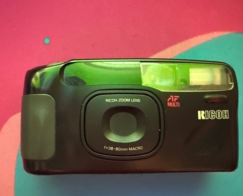Ricoh Shotmaster Zoom Super Point Shoot Camera 35mm Film 38-80mm Macro ...