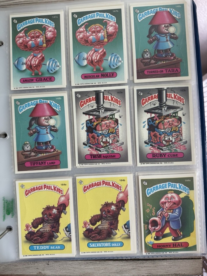 Lot 1985-1986 GPK Garbage Pail Kids Series Set Collectors 300+ Cards ...