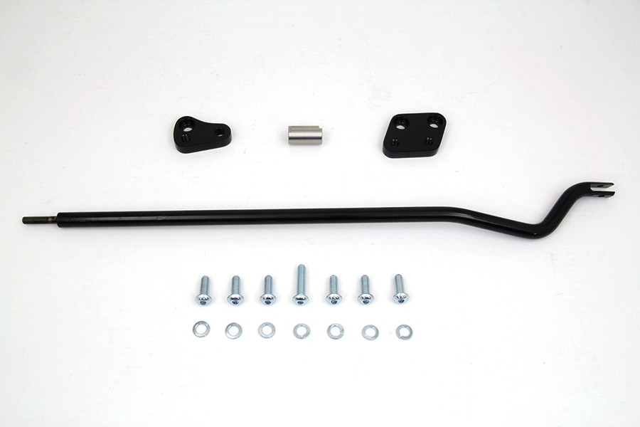 Reduced Reach Forward Control Adapter Kit Gloss Black fits Harley ...