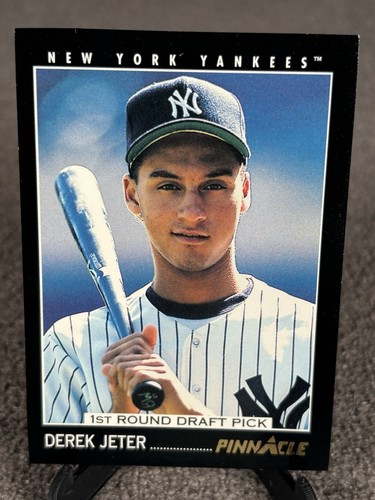 1993 DEREK JETER PINNACLE BASEBALL ROOKIE CARD #457 RC HOF! | eBay