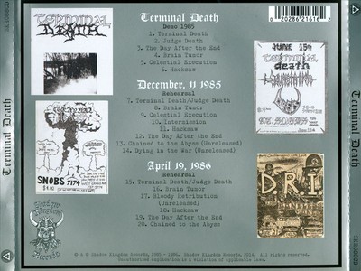TERMINAL DEATH - TERMINAL DEATH NEW CD 20286216162| eBay