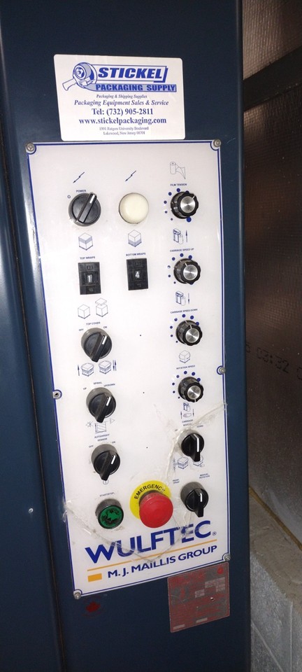 Wulftec WLP-200 Semi-Automatic Pallet Wrapper 120V good shape free ...