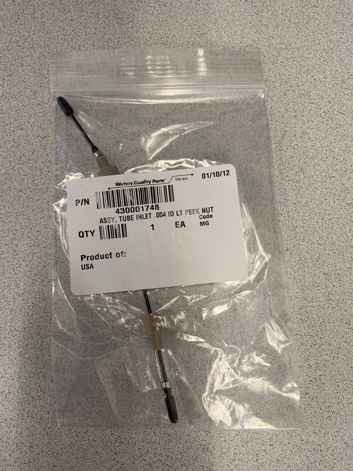 Waters Acquity UPLC Assy Tube Inlet Peek Nut 430001748 | eBay