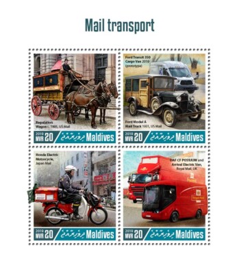 Mail Postal Transport MNH Stamps 2019 Maldives M/S | eBay