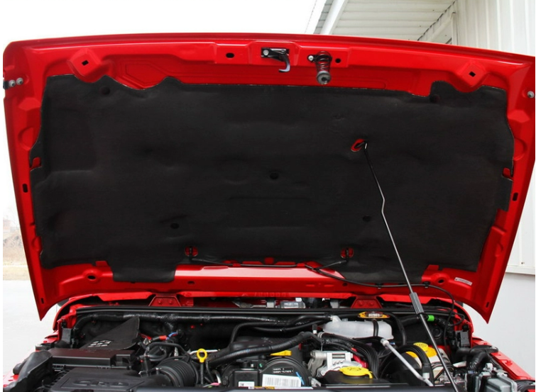 Engine Mat Hood Insulation Pad Heat Shield Blanket For Jeep Wrangler ...