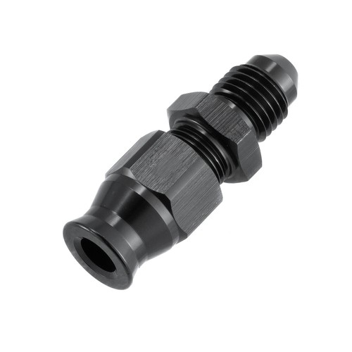 Black-4AN Male to 1/4" Pipe Tube Fuel Line Fitting W/Brass Ferrule ...