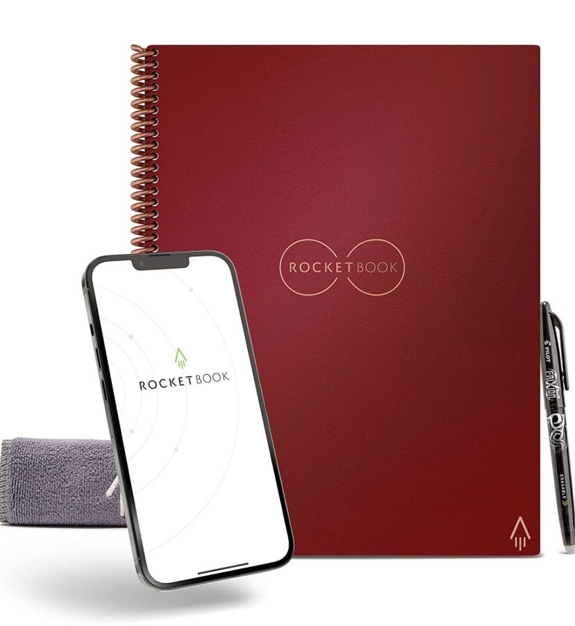 Rocketbook Core Smart Reusable Notebook A4/A5 Notepad LINED Pages ECO ...