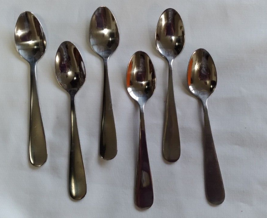 World Stainless Spoons #243 Demitasse Espresso Small Coffee 4-1/2" Set ...