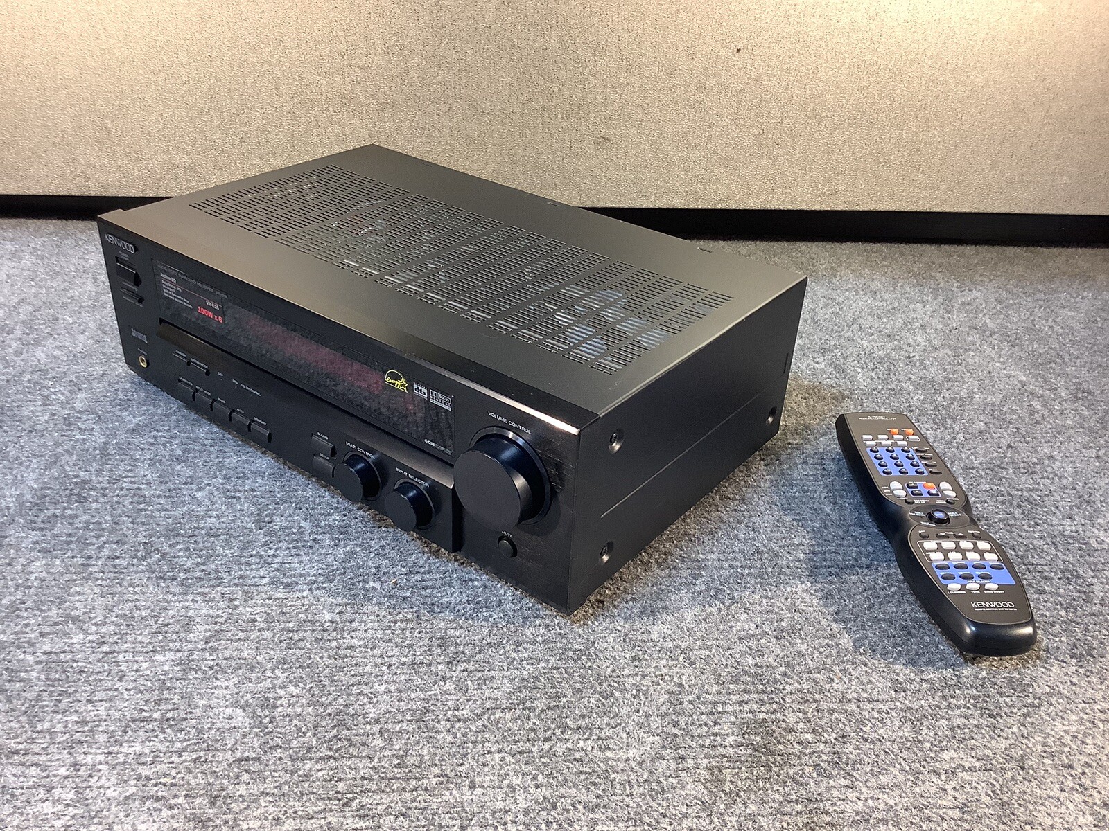 Kenwood AV Receiver Amplifier Active EQ Stereo Vr-616 Surround Sound ...
