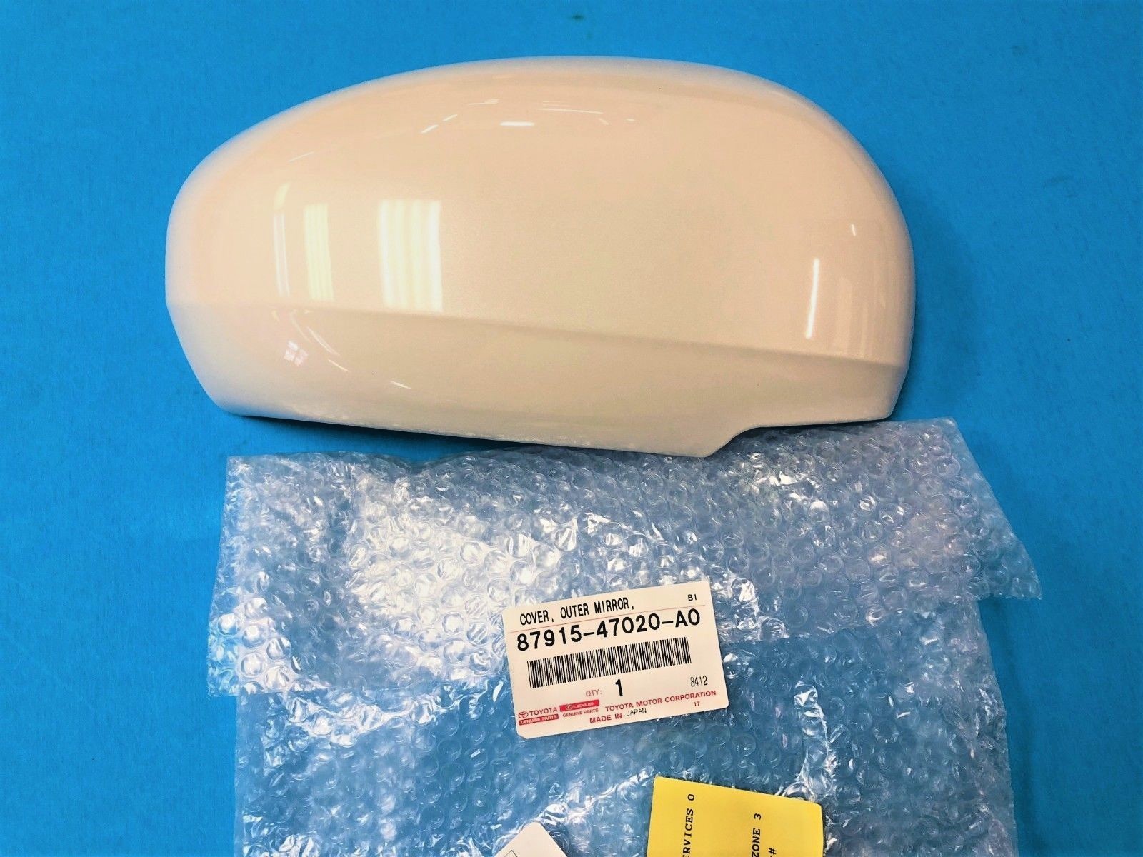 GENUINE TOYOTA PRIUS FRONT DOOR OUTSIDE MIRROR COVER RIGHT 87915-47020 ...