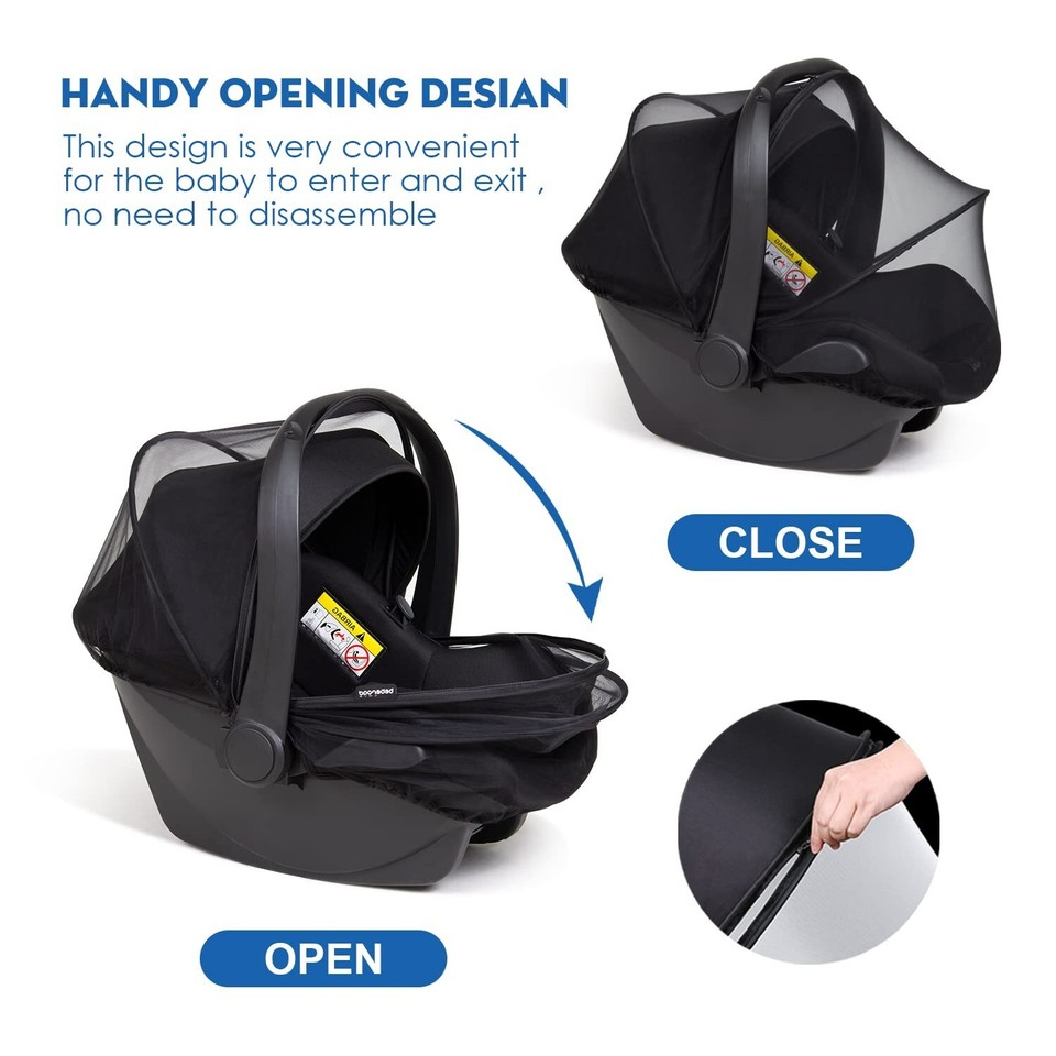 Beberoad Love Mosquito Net for Baby Car Seat Universal Car Seat Insert ...