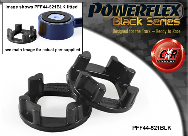 Powerflex Black Low Eng Mnt Lrg Insert + Low Eng Mnt Sml Bush For Colt ...