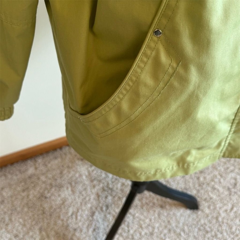 Mackintosh Women's Green Spring Jacket Large Removable Hood Packable ...