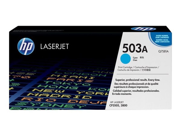 HP Q7581A LaserJet 3800 Toner Cyan -a online kaufen | eBay