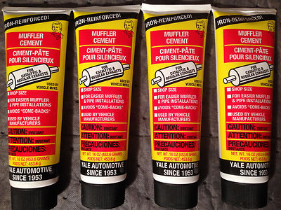 4 LBS YALE MUFFLER CEMENT -1 LB TUBES-4 PACK | eBay