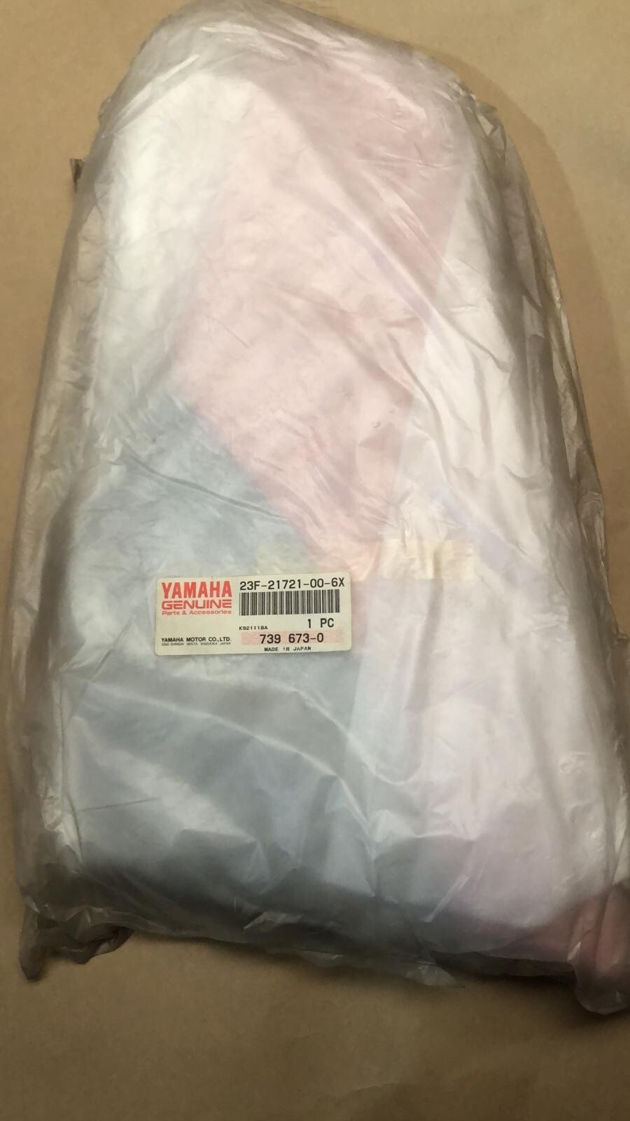 YAMAHA DT100 K ENDURO 23F-21721-00-6X 1983-1986 Side Plastic Cover Red ...