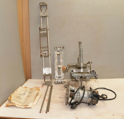 Porter Cable USA lock mortiser & templates 6912 router 6911 base ...