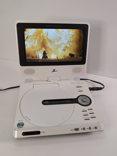 Zenith DVP615 White Portable 7" LCD Display JPEG Slideshow CD/DVD ...