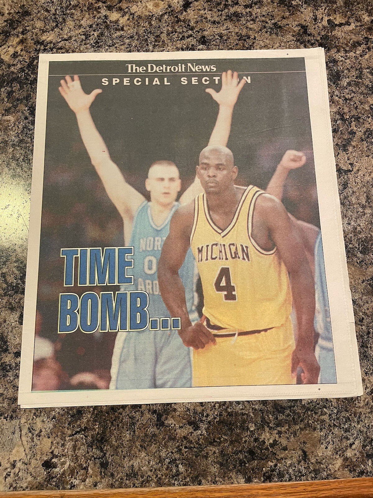 1993 North Carolina Tar Heels Basketball Newspaper. National Champions ...