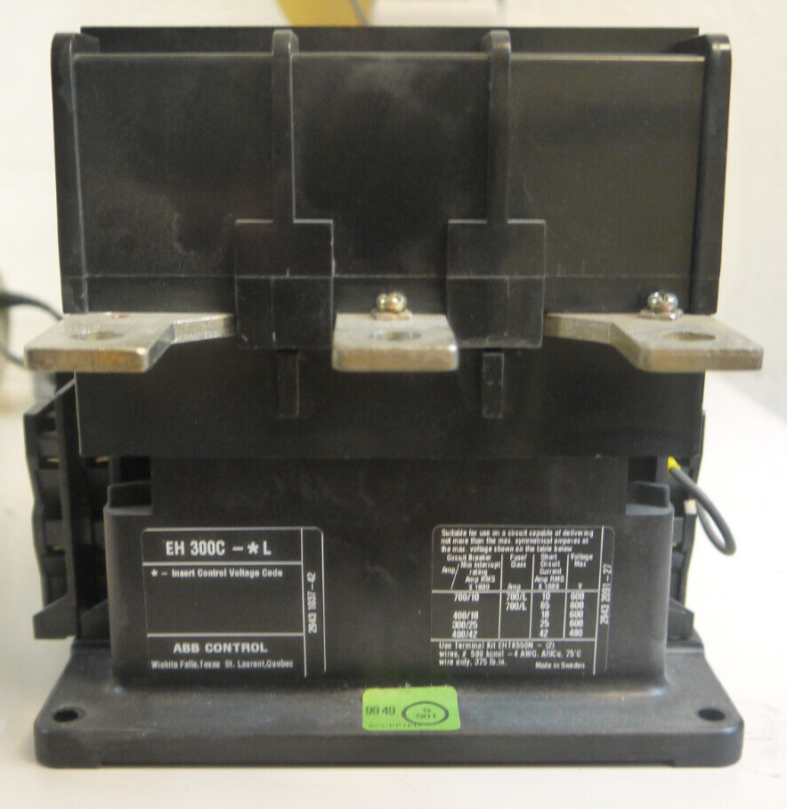 ABB EH 300 Contactor 600 VAC 350A SK 826 401 | eBay