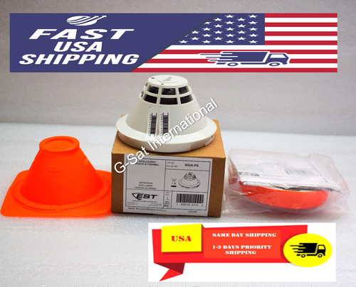 1x EDWARDS EST SIGA-PS INTELLIGENT PHOTO ELECTRIC SMOKE DETECTOR US ...