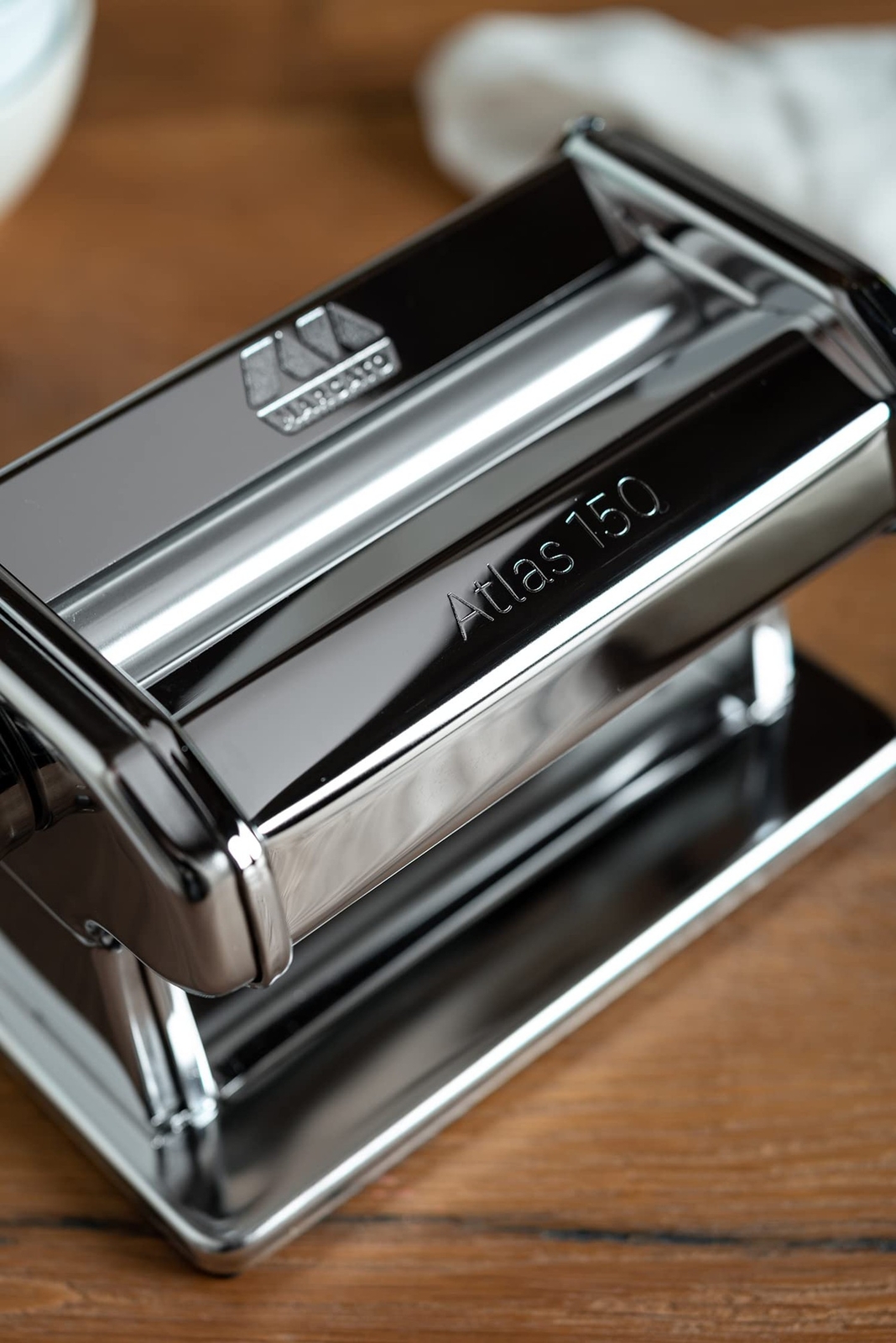 Marcato 8340 Atlas Pasta Dough Roller, Made in Italy, Includes 150 ...