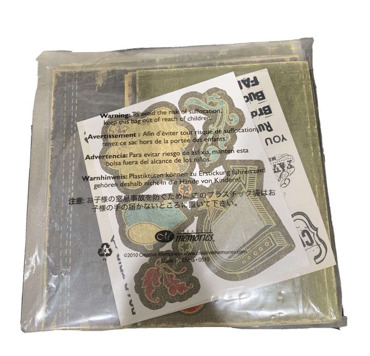 Creative Memories Scrapbook Recordable Paper Album Kit Rugged Everyday ...