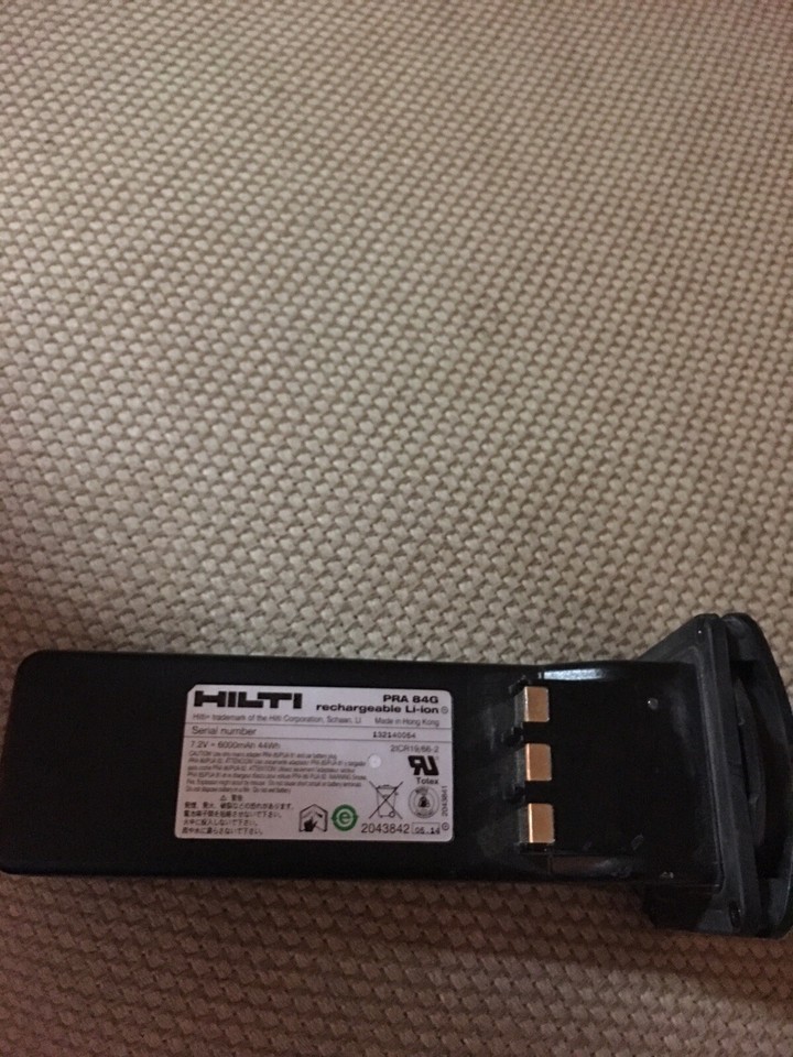 HILTI PRA 84 G BATTERY FOR PRI 36 PRA 84G PRI36 PRE 3 PR 2-HS 35 PR 30 ...