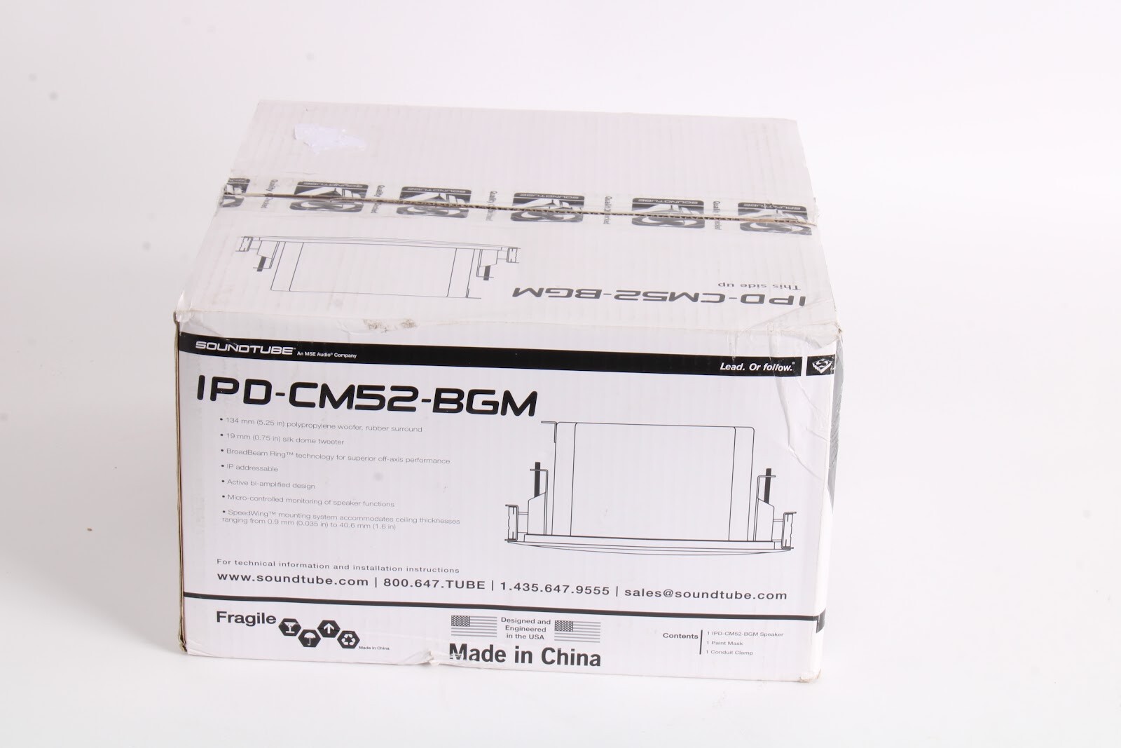 Soundtube IPD-CM52-BGM-WH Speaker 748252172570 - Open Box for sale ...