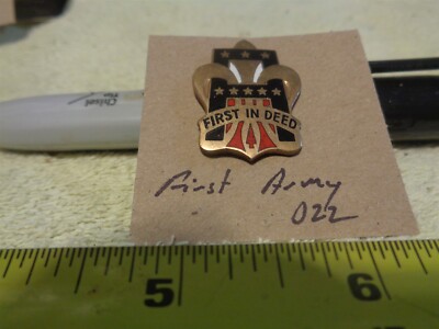 First Army D22 Unit Crest, DI, DUI (DRAW#201) | eBay