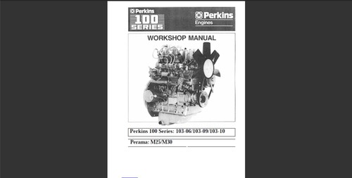 Perkins 100 Series Models 103-06, 103-09 & 103-10 Perama M25 and M30 ...