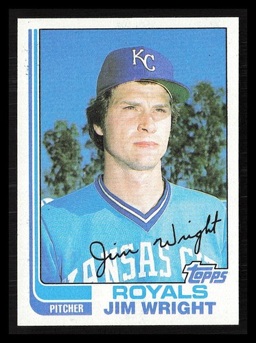Jim Wright 1982 Topps #362 Kansas City Royals | eBay
