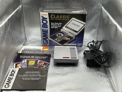 Nintendo Classic NES Limited Edition Game Boy Advance SP Handheld CIB ...