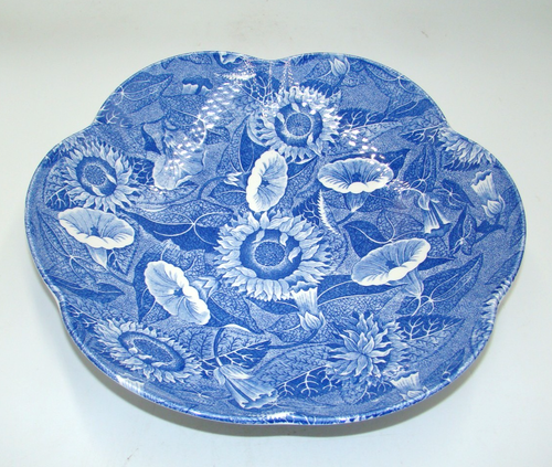 Spode Blue Room Collection Sunflower 11" Scalloped Bowl | eBay
