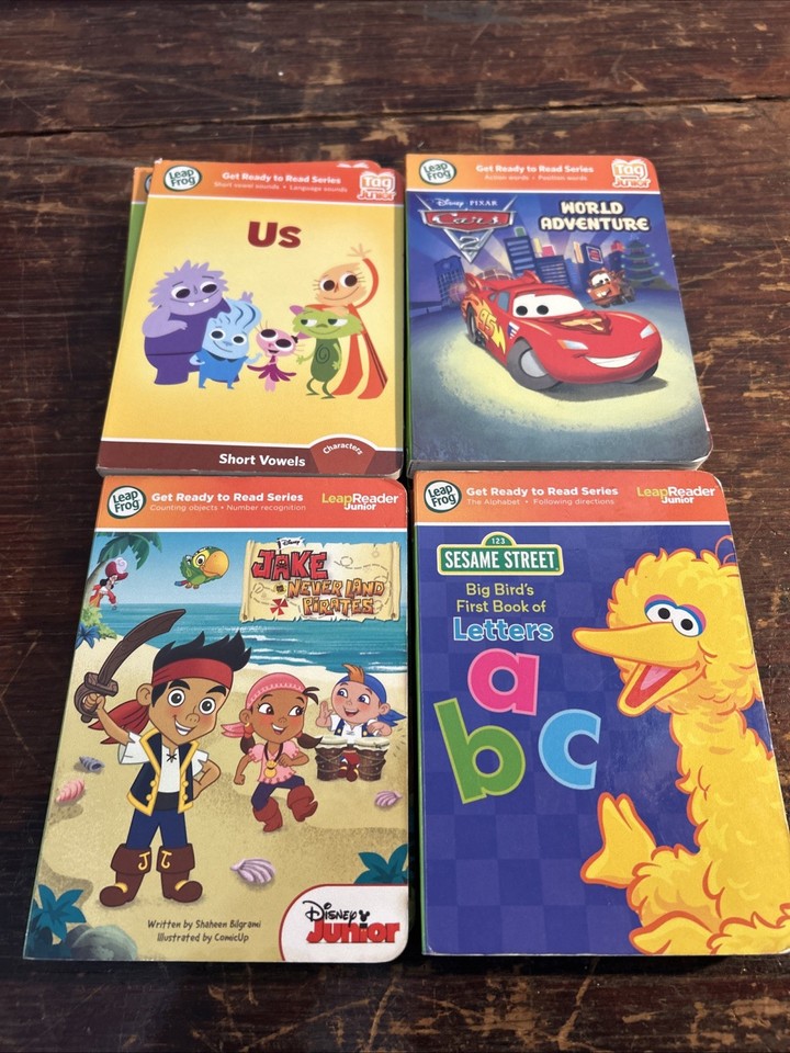 11 Leap Frog TAG Junior Reading System Kids Books With Scout Reader Pen ...