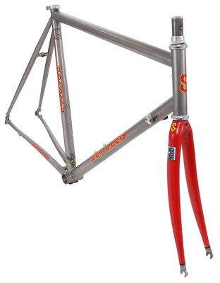Serotta Colorado CTI Ti Road Bike Frameset 56cm F1 Carbon Fork 1" Chris ...