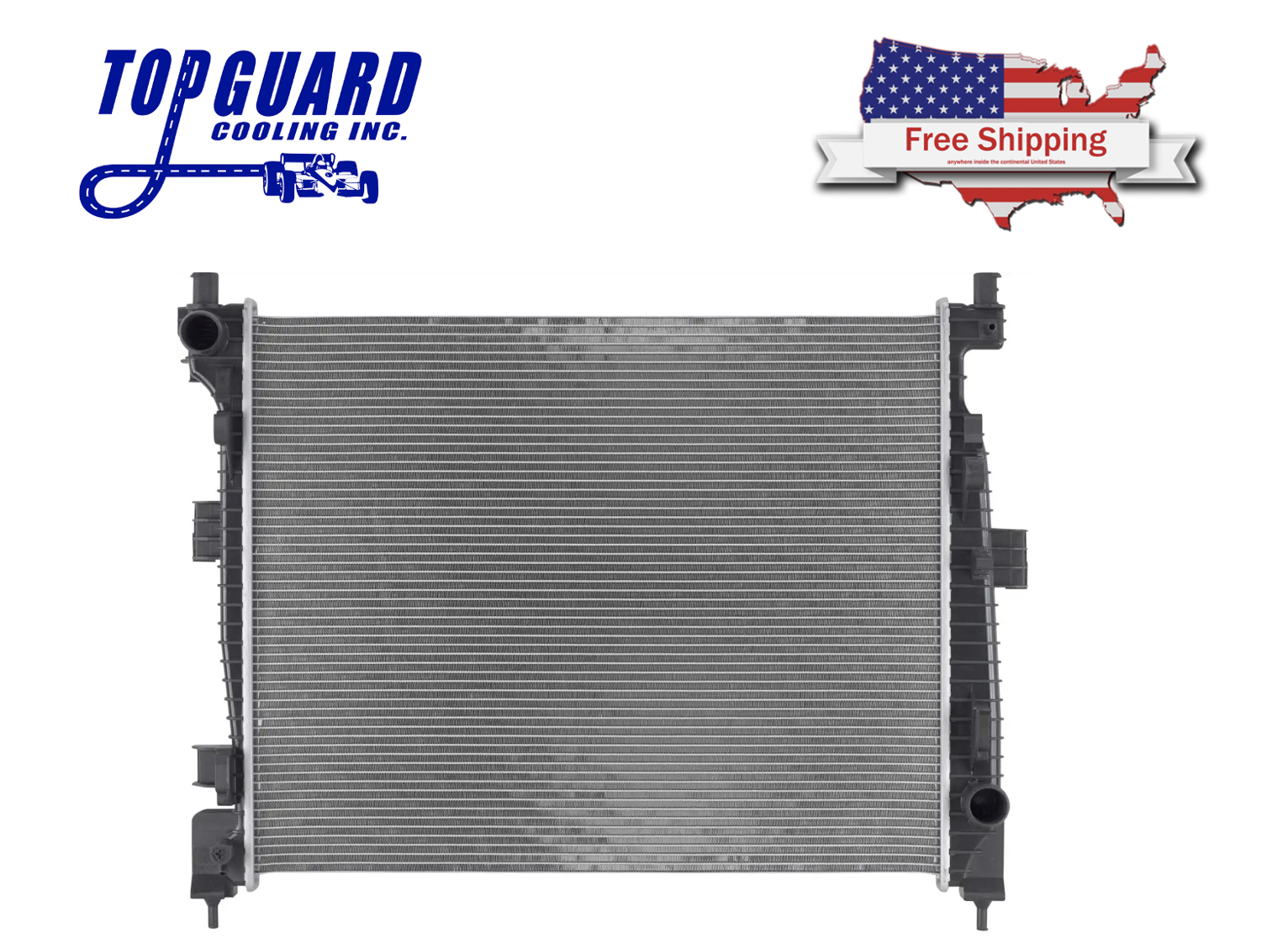 Radiator 13656 Fits 2016-2018 Durango 3.6L R134a G. Cherokee 3.0/3.6L ...