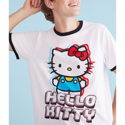 Hello Kitty Relaxed Ringer Graphic Tee | eBay