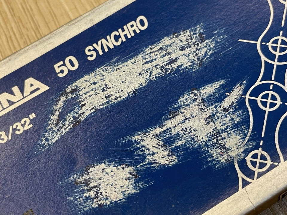 NOS Regina Extra 50 Synchro Vintage Bicycle Chain 1/2" x 3/32" 116 ...