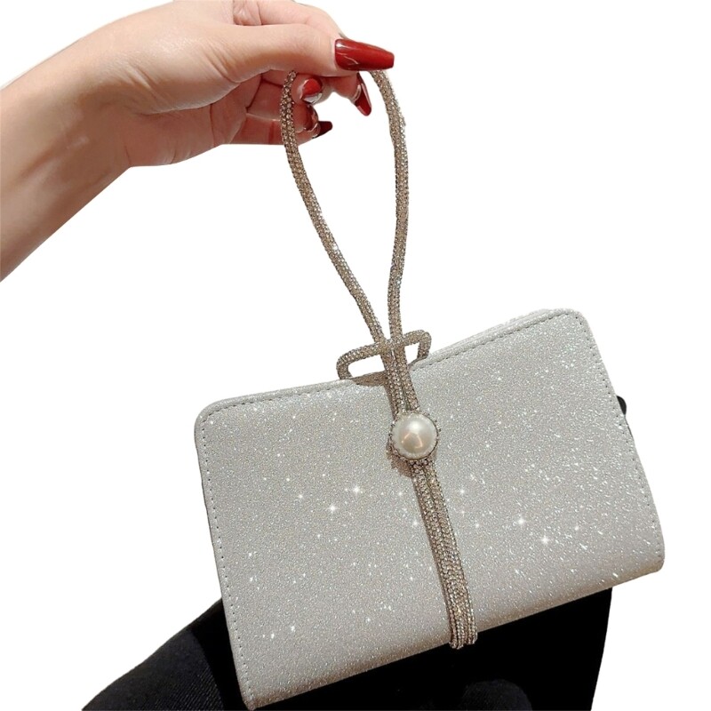Women Evening Handbag Small Phone Wallet Purse Shoulder Bag Detachable ...