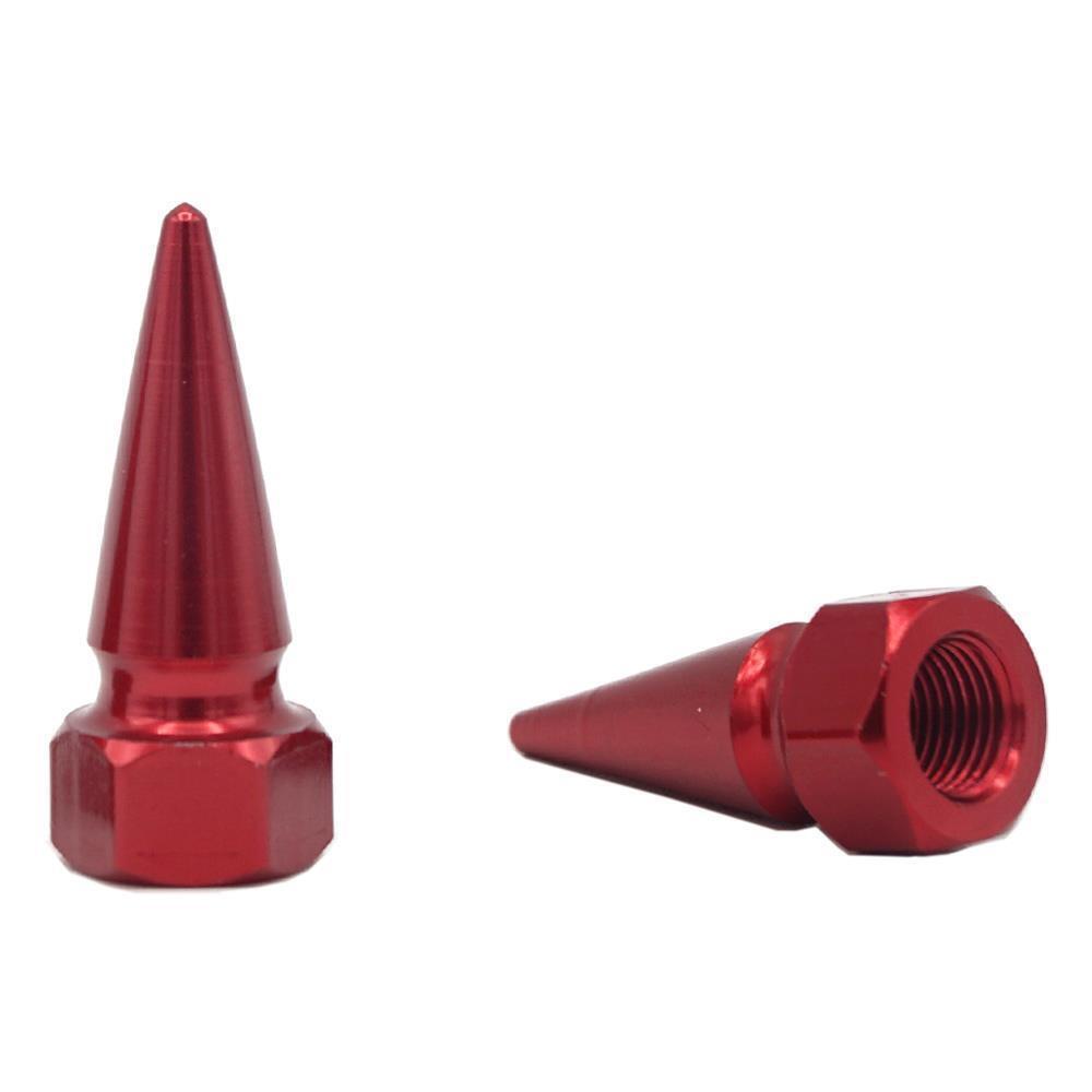 2 X You.S Tire Valves Valve Caps Spike Red for Car Truck Motorcycle | eBay