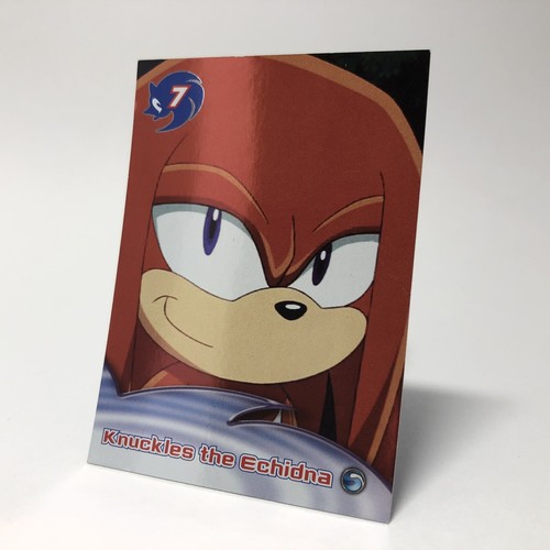 2004 SONIC X Trading Cards FOIL / HOLO (SF4) KNUCKLES THE ECHIDNA (LP ...
