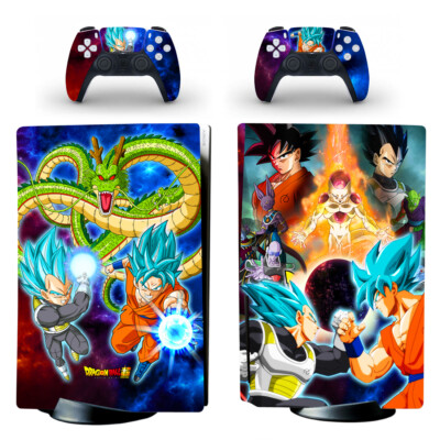PS5 Standard Disc Console Skin Sticker Decal Vinyl Dragon Ball Z Goku ...