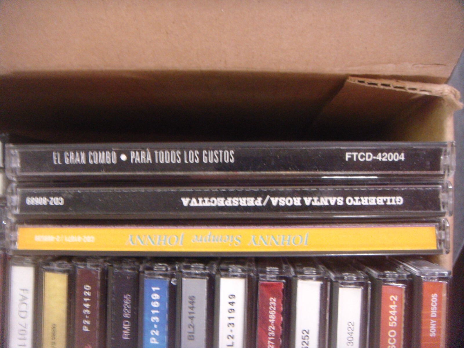 42 Spanish music Cd lot marc Anthony Carlos Vives Johnny Pacheco Cheo ...