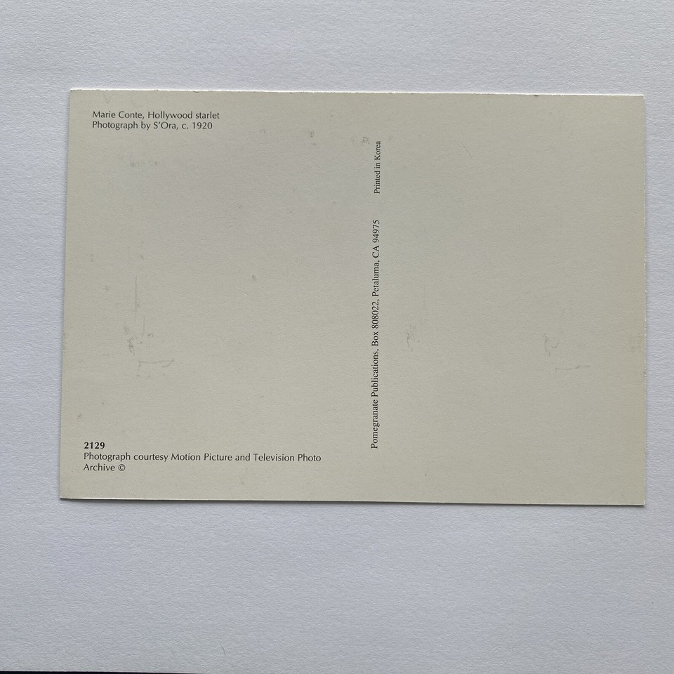 Marie Conte Actress Hollywood Movie Cinema Film Postcard c1920 | eBay